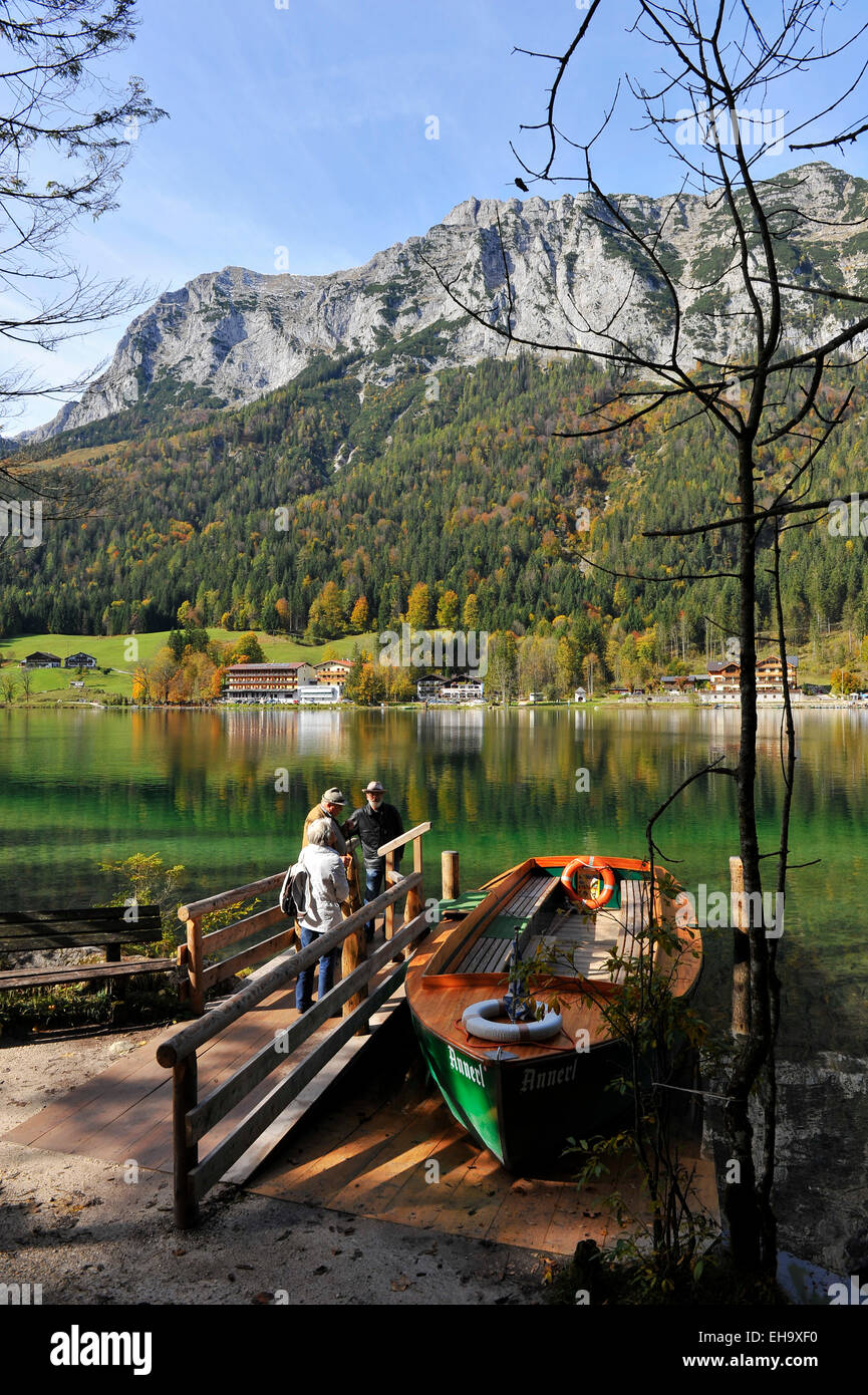 Hintersee Schiffstation Ramsau Berchtesgadener Land obere Bayern ...