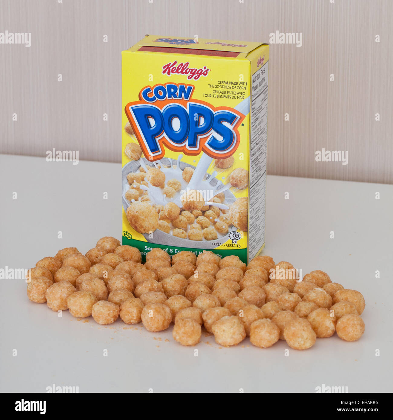 Kelloggs Kiddie Cereal Corn Pops Stockfotos und -bilder Kaufen - Alamy