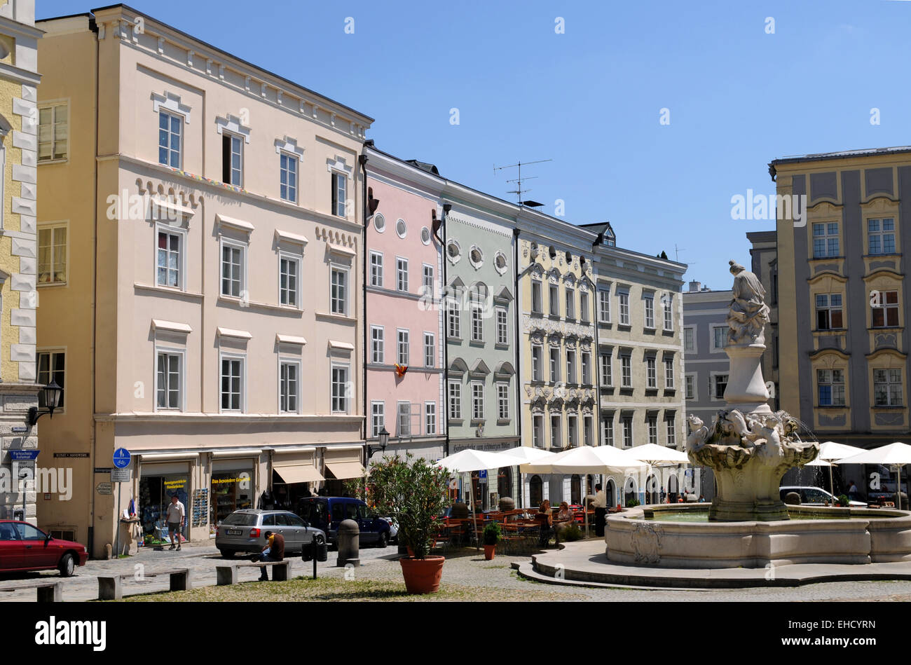 Germany Bavaria Passau Residenzplatz Stockfotos & Germany Bavaria ...