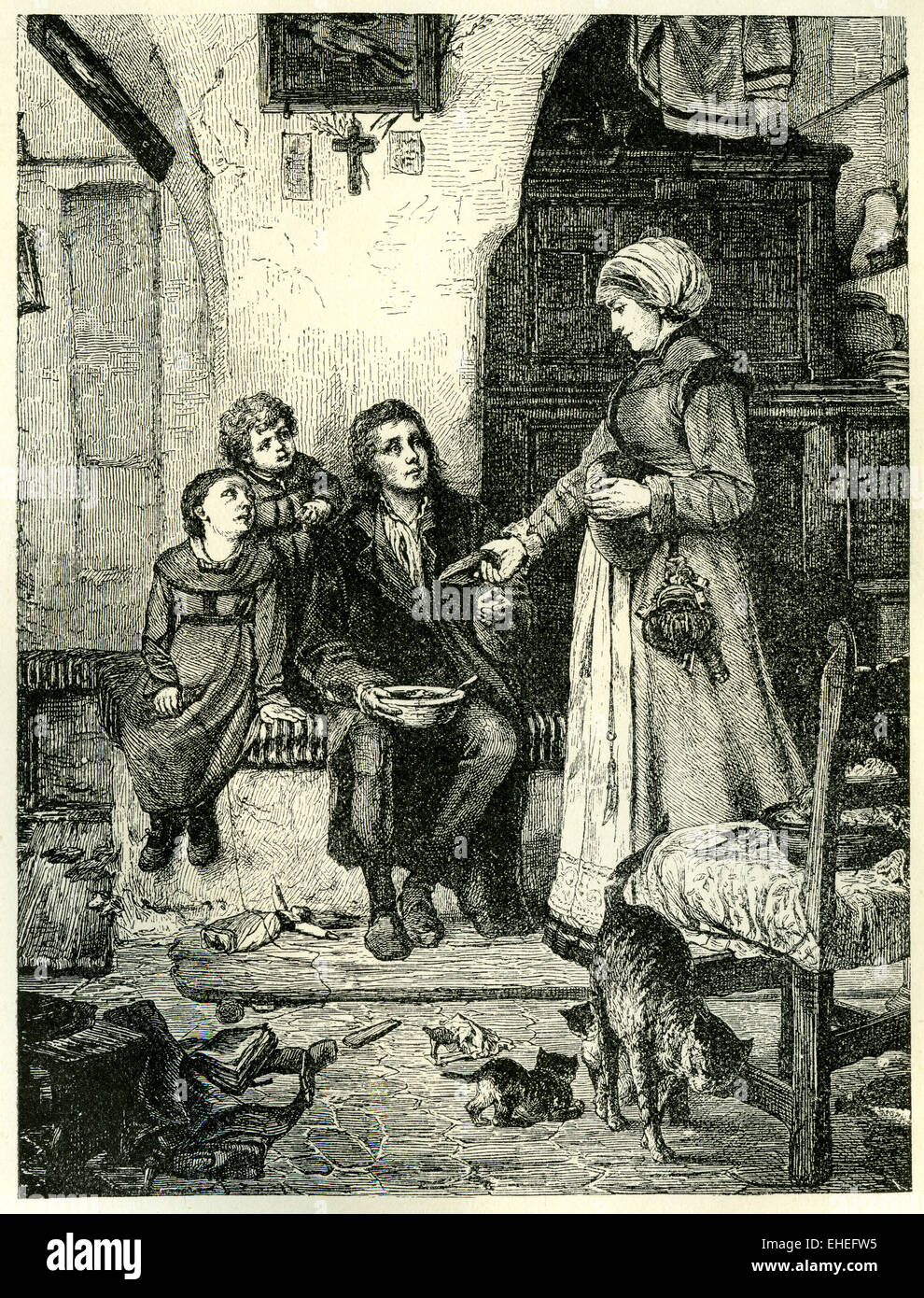 Martin Luther als Chorknabe in der Heimat von Frau Cotta, Deutschland ...