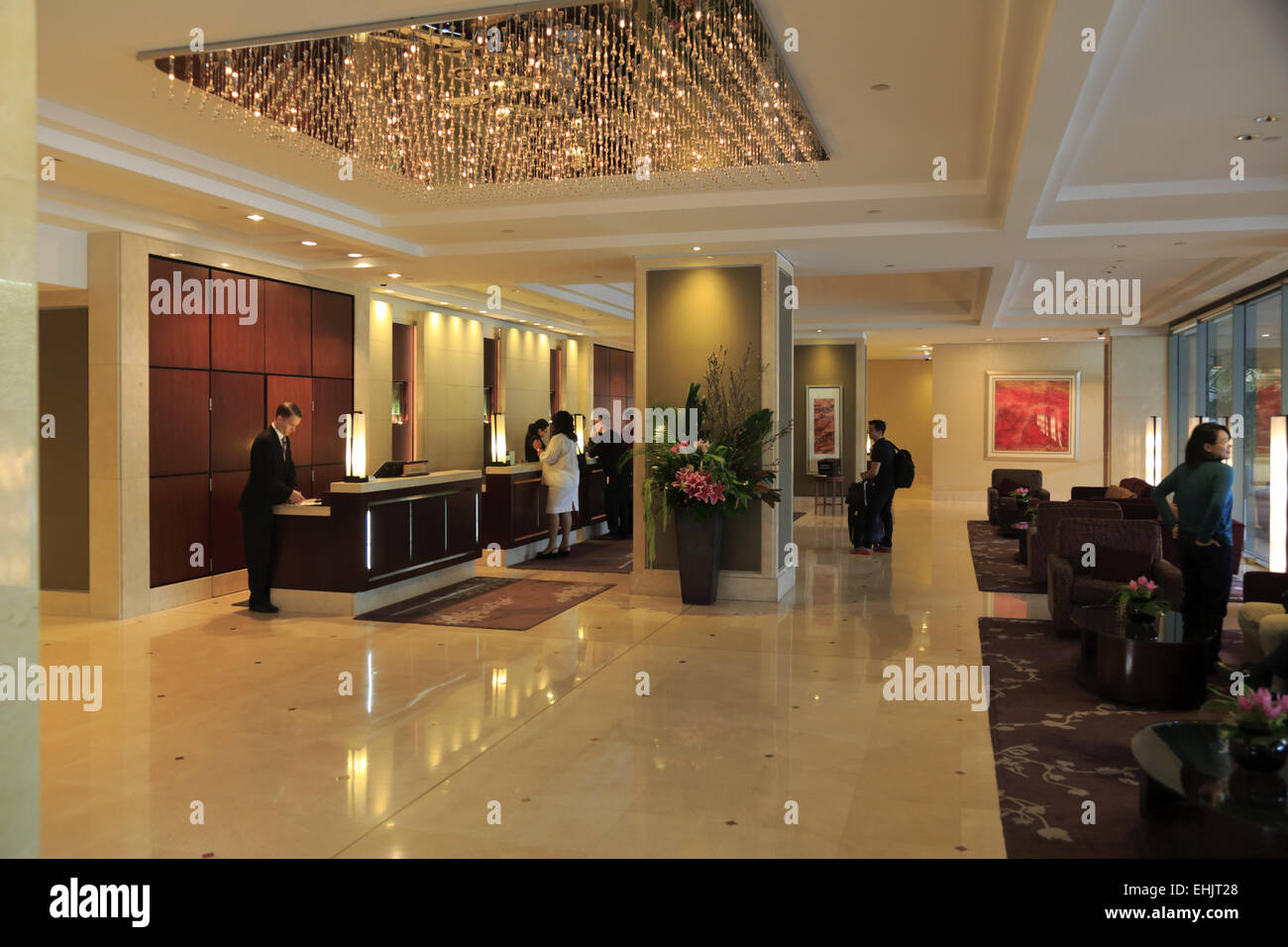 Star hotel reception -Fotos und -Bildmaterial in hoher Auflösung – Alamy