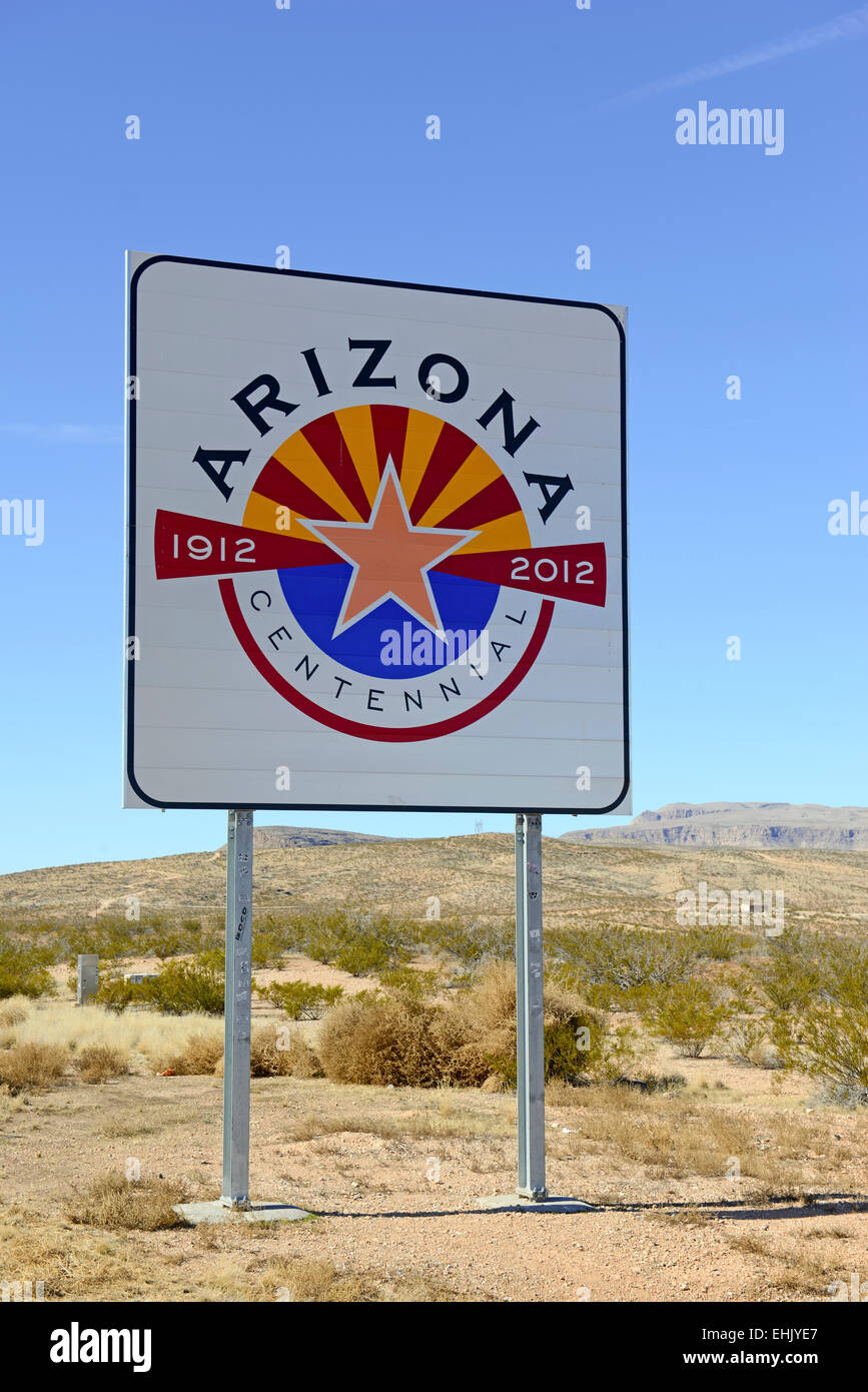 Welcome arizona state sign arizona -Fotos und -Bildmaterial in hoher ...
