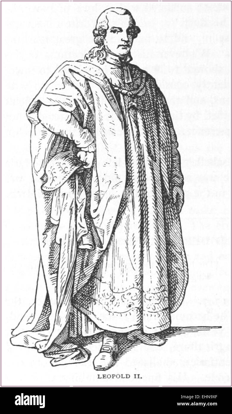 Diese Illustration von Peake aus dem Jahr 1874 stellt König Leopold II. Von Belgien dar, der für ...