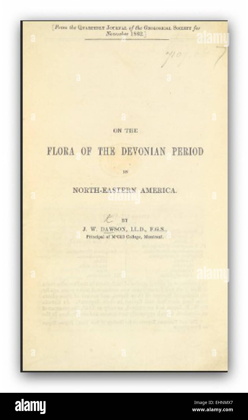 Devonian period flora -Fotos und -Bildmaterial in hoher Auflösung – Alamy