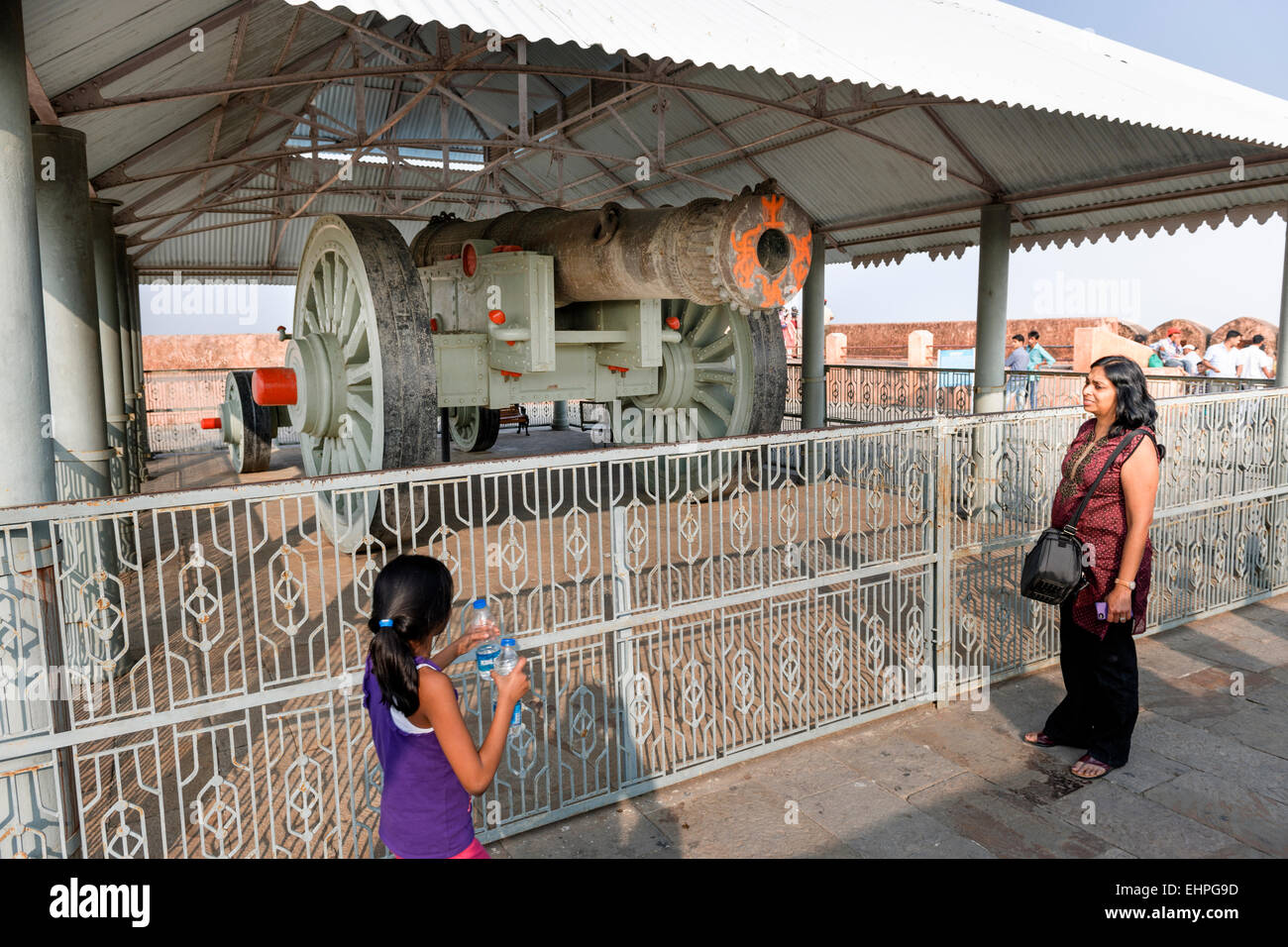 Jaivana, sobald der weltgrößte Rädern Kanone, bei Jaigarh Fort, Jaipur ...