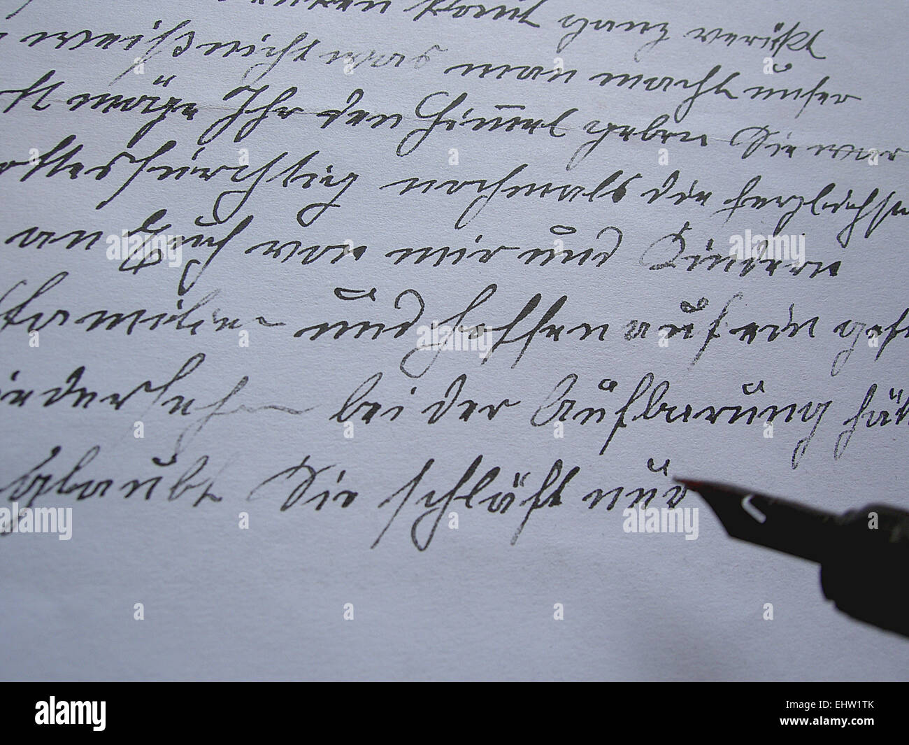 Sutterlin script -Fotos und -Bildmaterial in hoher Auflösung – Alamy