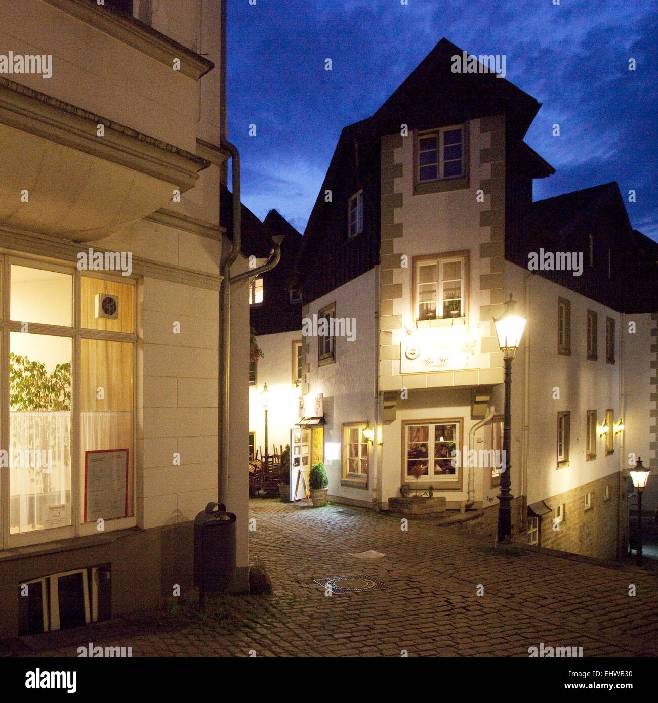 In der alten Stadt Lüdenscheid in Deutschland Stockfotografie - Alamy