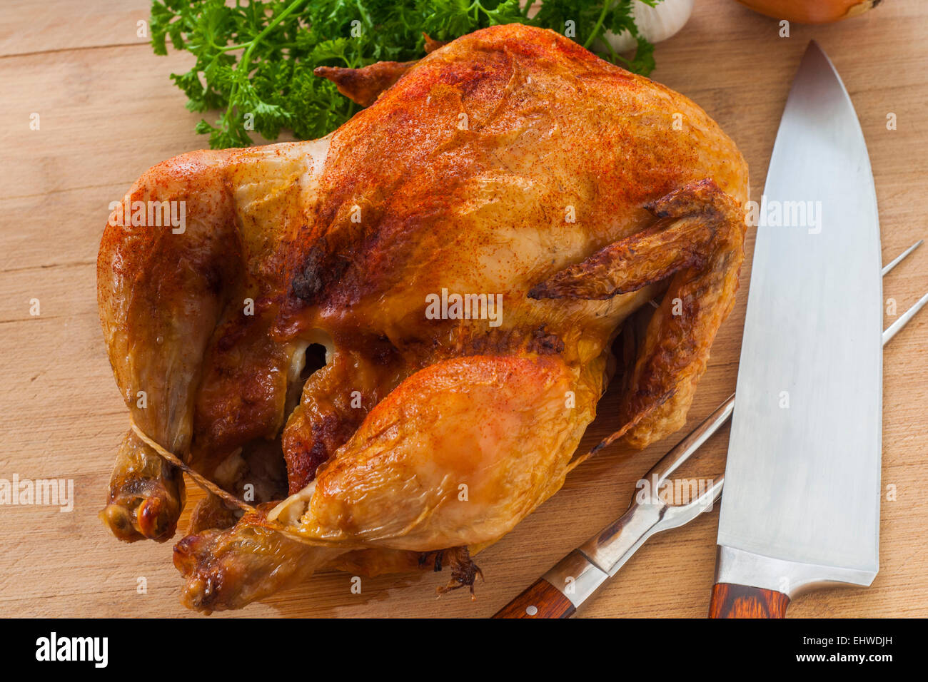 Thanksgiving gebratenes huhn -Fotos und -Bildmaterial in hoher ...