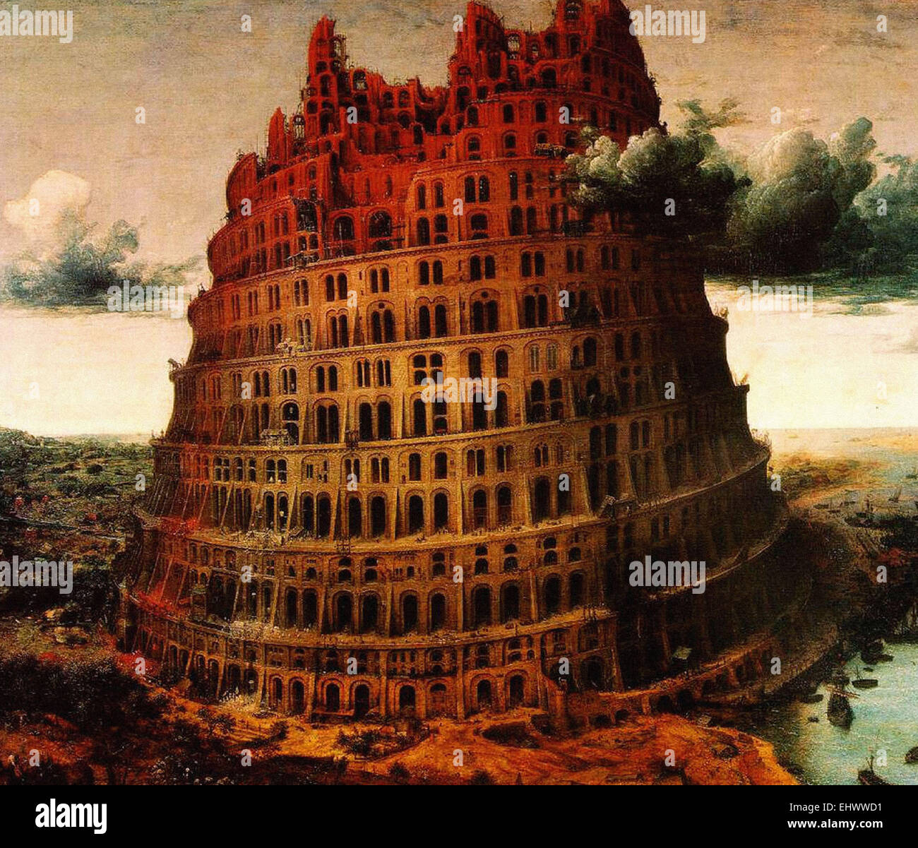 Pieter Bruegel der ältere den kleinen Turm zu Babel Stockfotografie - Alamy