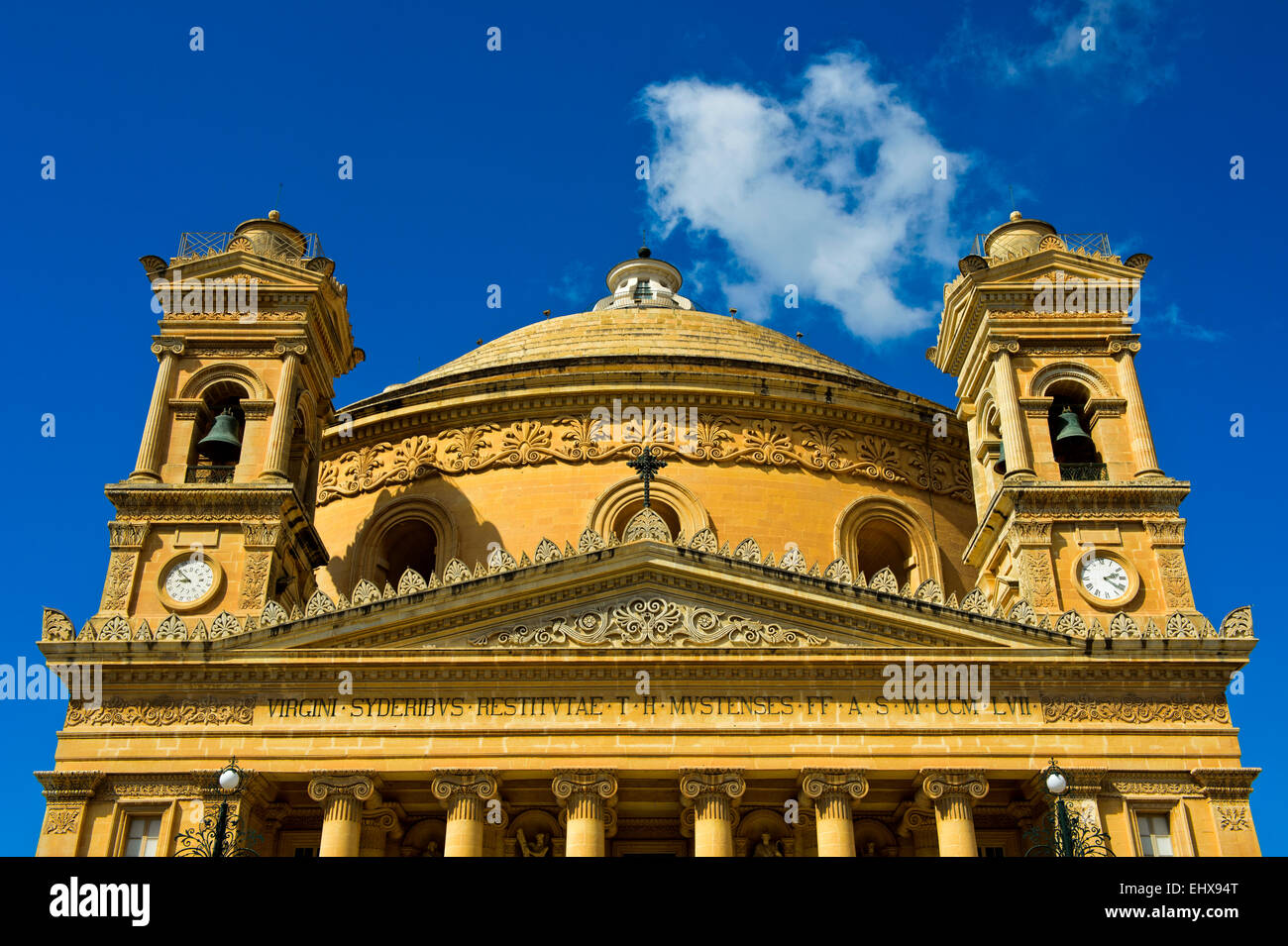 Kirche der Himmelfahrt der Jungfrau Maria Rotunda von Mosta, Mosta ...