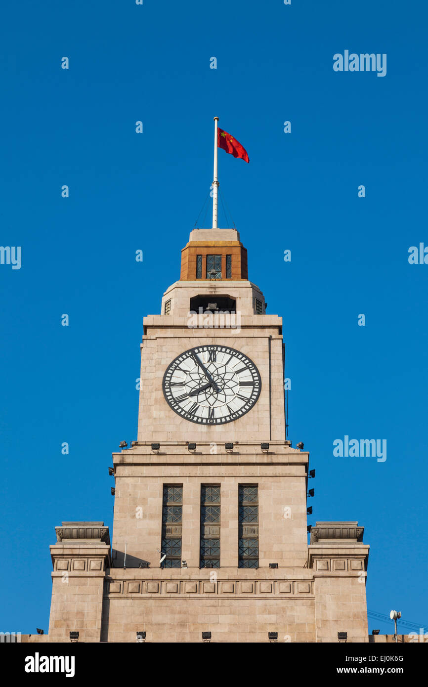 China, Shanghai, Shanghai Custom House Building, der Clock Tower ...