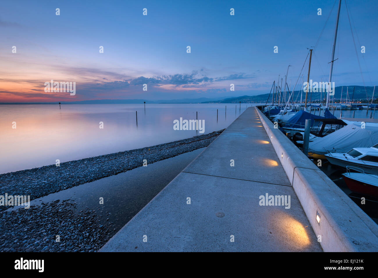Arbon, Schweiz, Europa, Kanton Thurgau, Lake Constance, See, Bootshafen ...