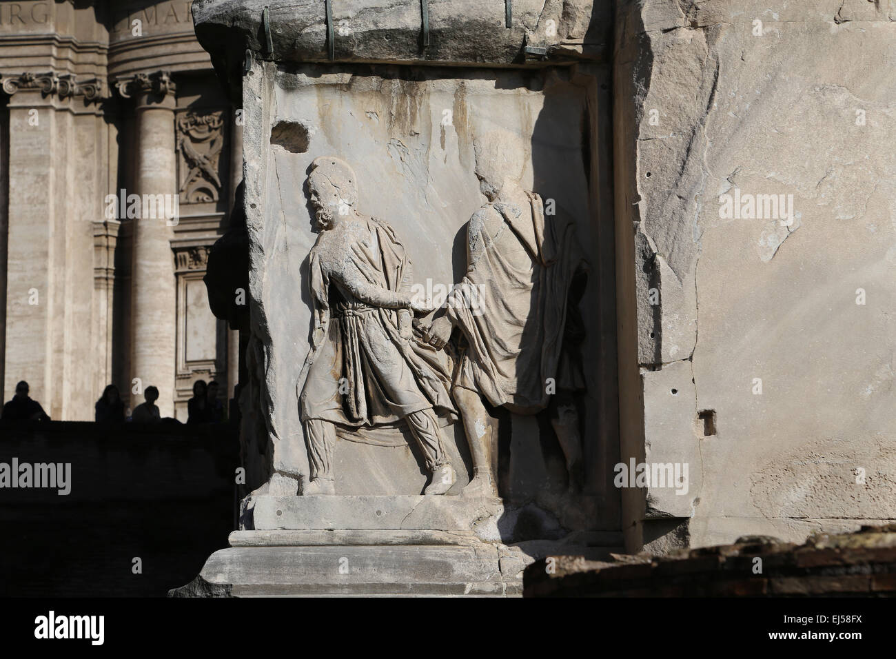 Der Bogen Von Septimius Severus Stockfotos und -bilder Kaufen - Alamy