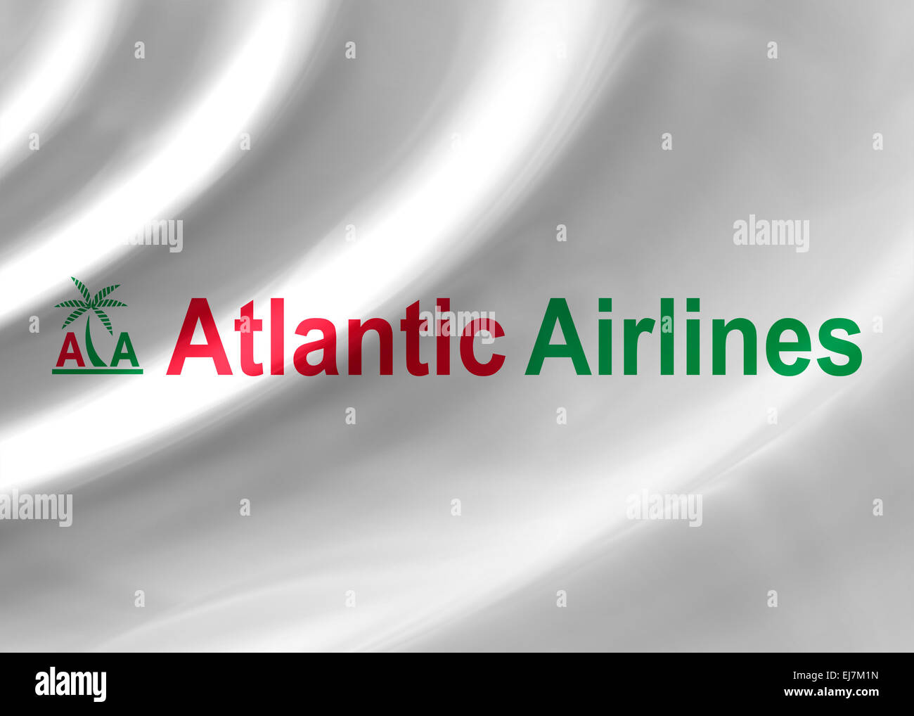 Atlantic Airlines logo Symbol Fahne Emblem Stockfotografie - Alamy