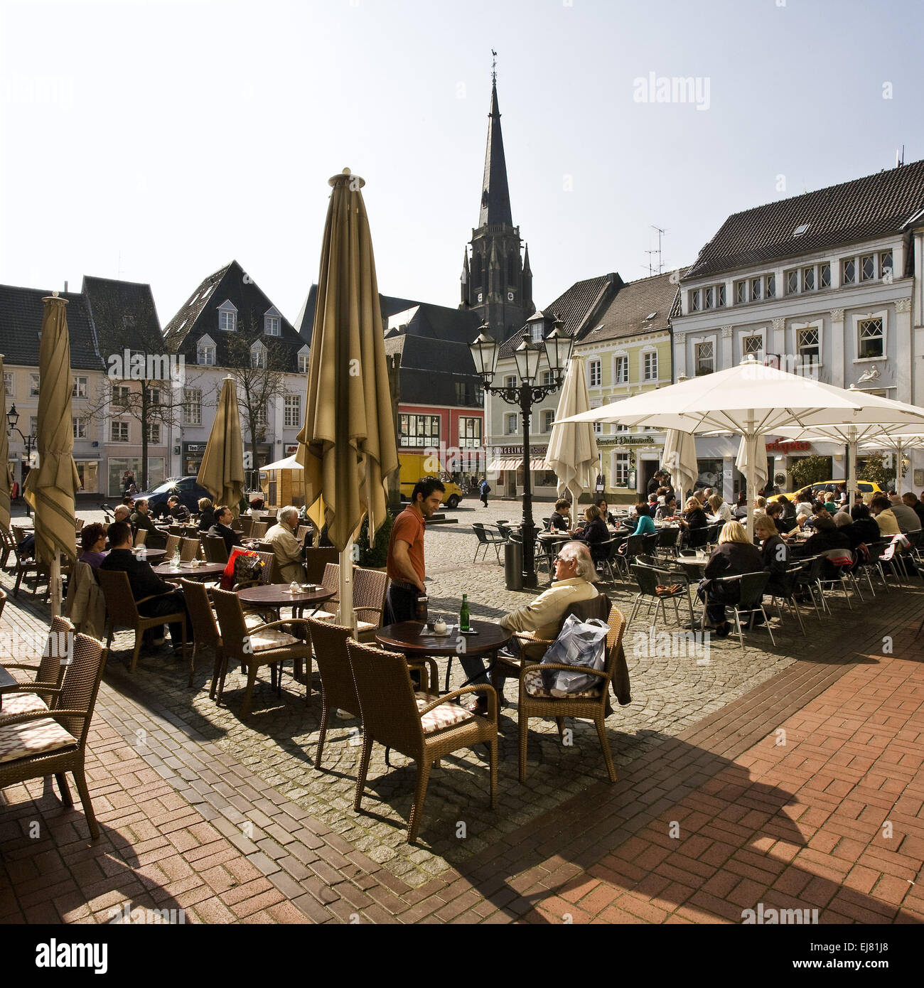 Old Market Square Moers Germany Stockfotos und -bilder Kaufen - Alamy