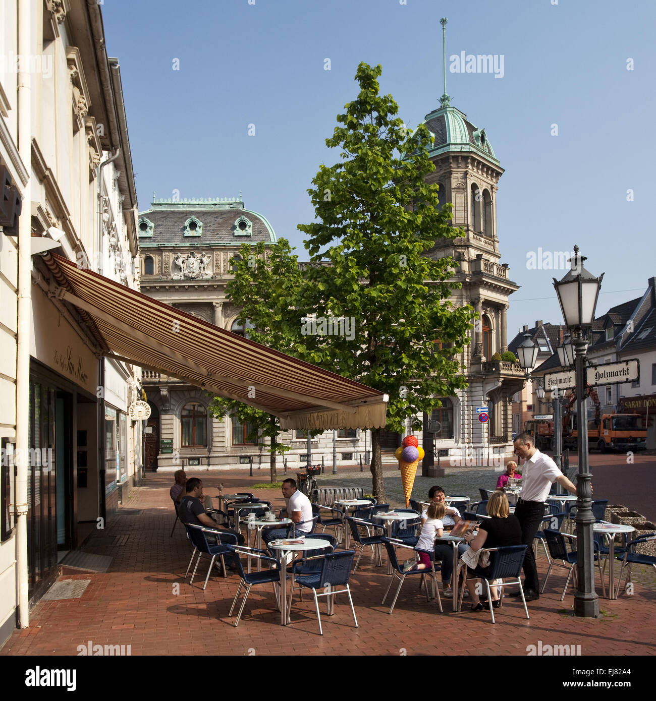 Altstadt, Rheinberg, Deutschland Stockfotografie - Alamy