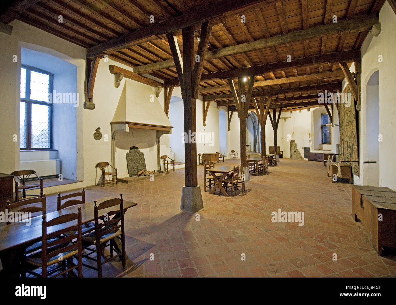 Museum Burg Linn, Krefeld, Deutschland Stockfotografie - Alamy