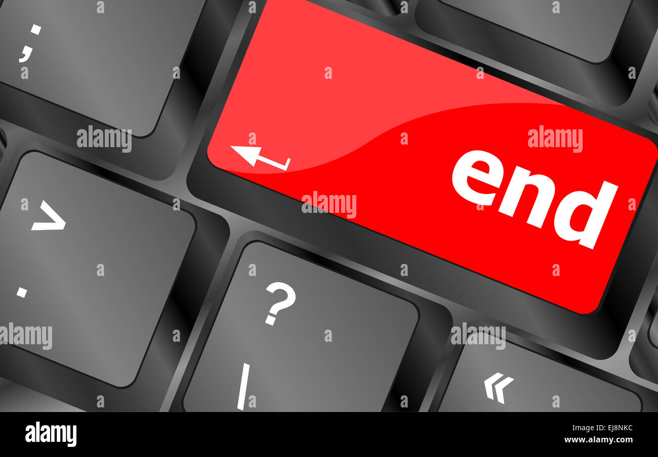 Computer ende -Fotos und -Bildmaterial in hoher Auflösung – Alamy