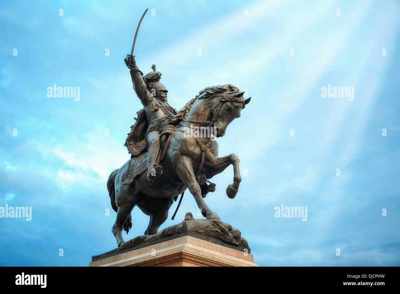 Statue von König Viktor Emanuel II. in Venedig Stockfotografie - Alamy