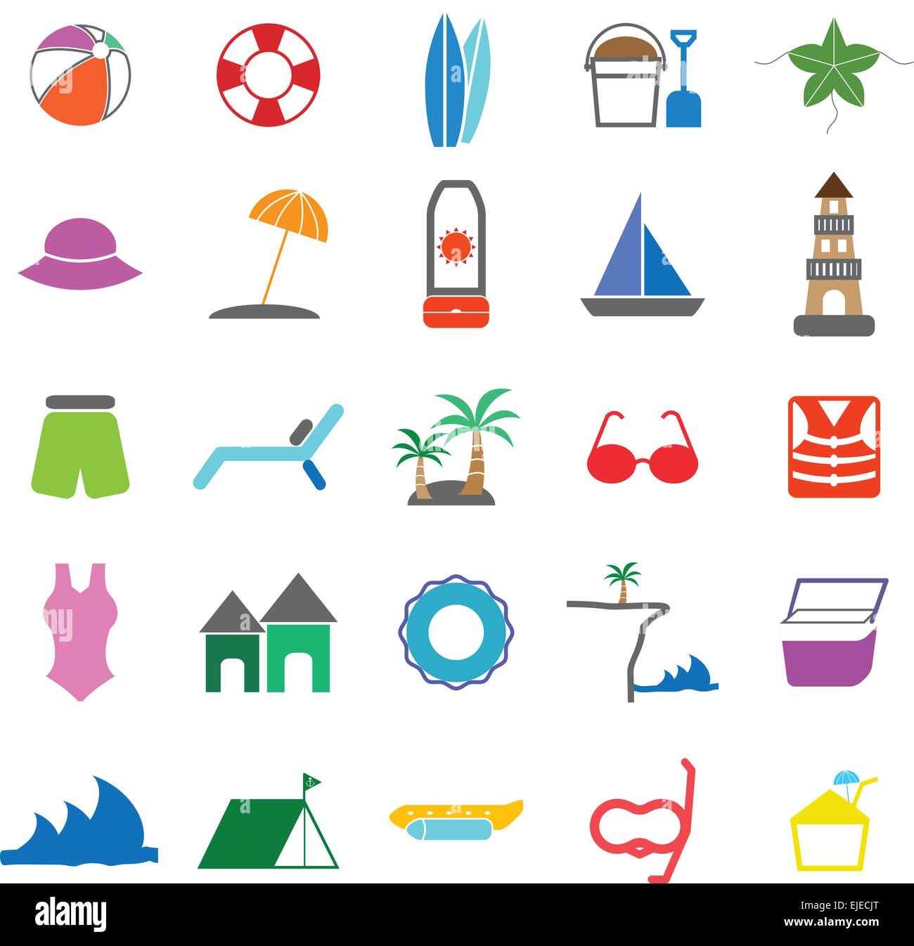 Bungalow am strand Stock-Vektorgrafiken kaufen - Alamy