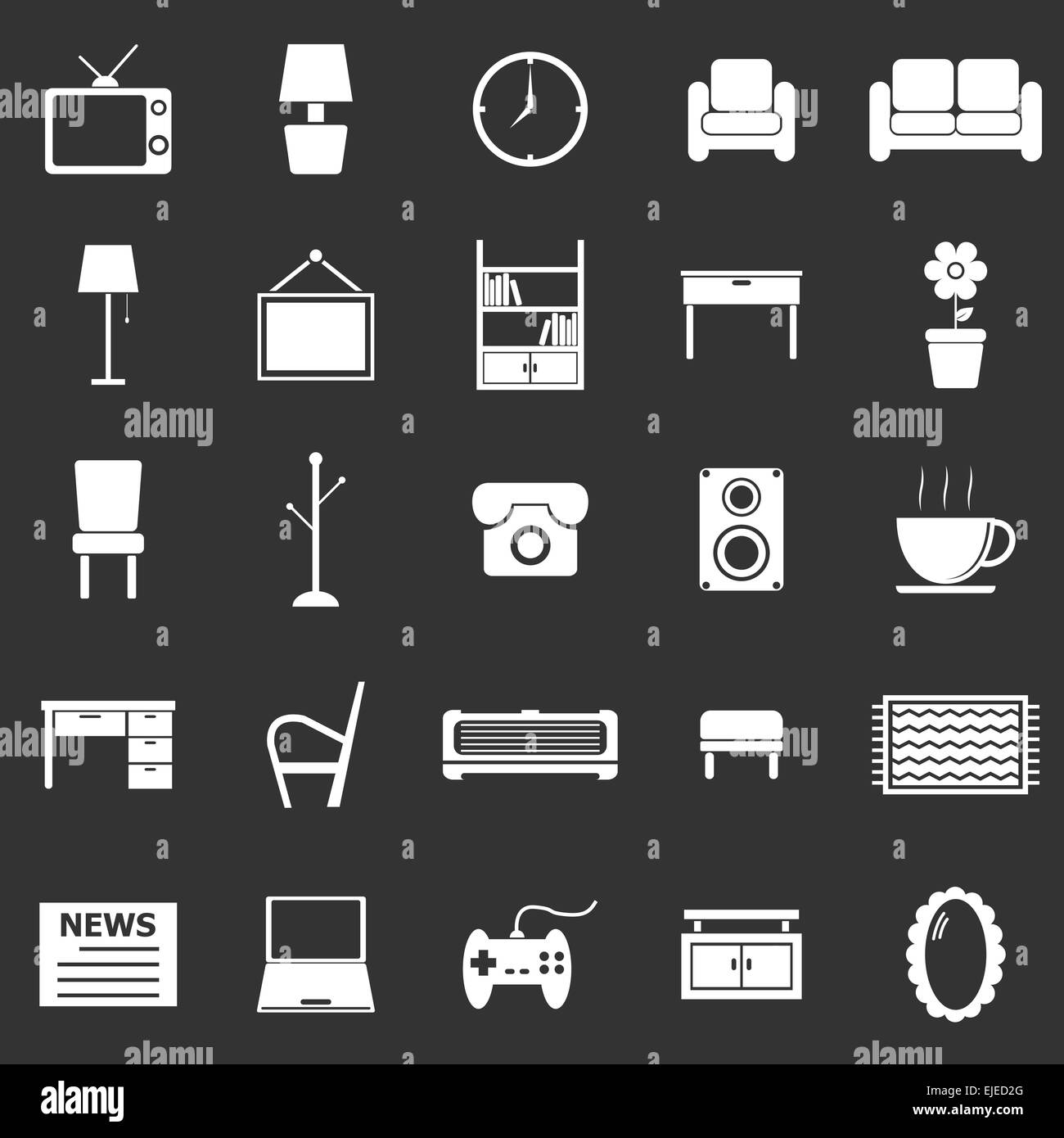 Raum icons Stock-Vektorgrafiken kaufen - Alamy