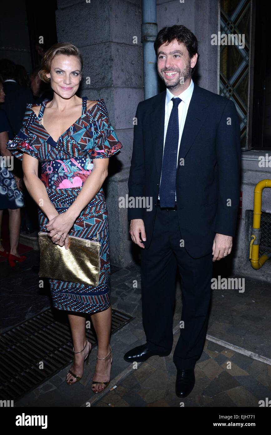 Andrea agnelli and emma winter -Fotos und -Bildmaterial in hoher ...