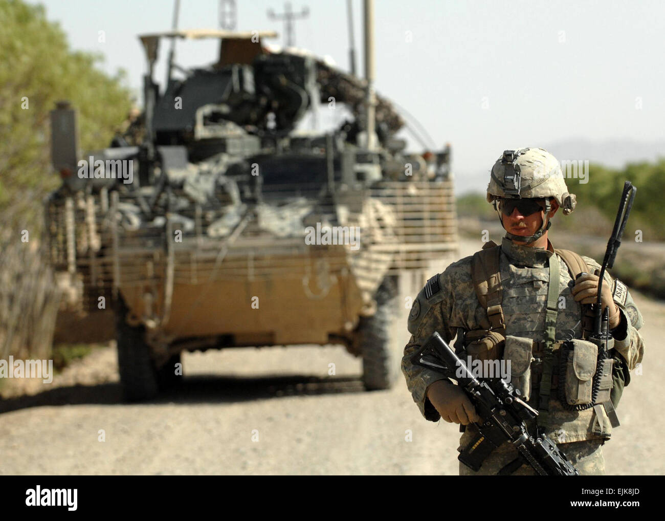 US Armee Sgt. Alex Marsh, Mad Dog-Truppe, 4. Staffel, 2. Stryker ...