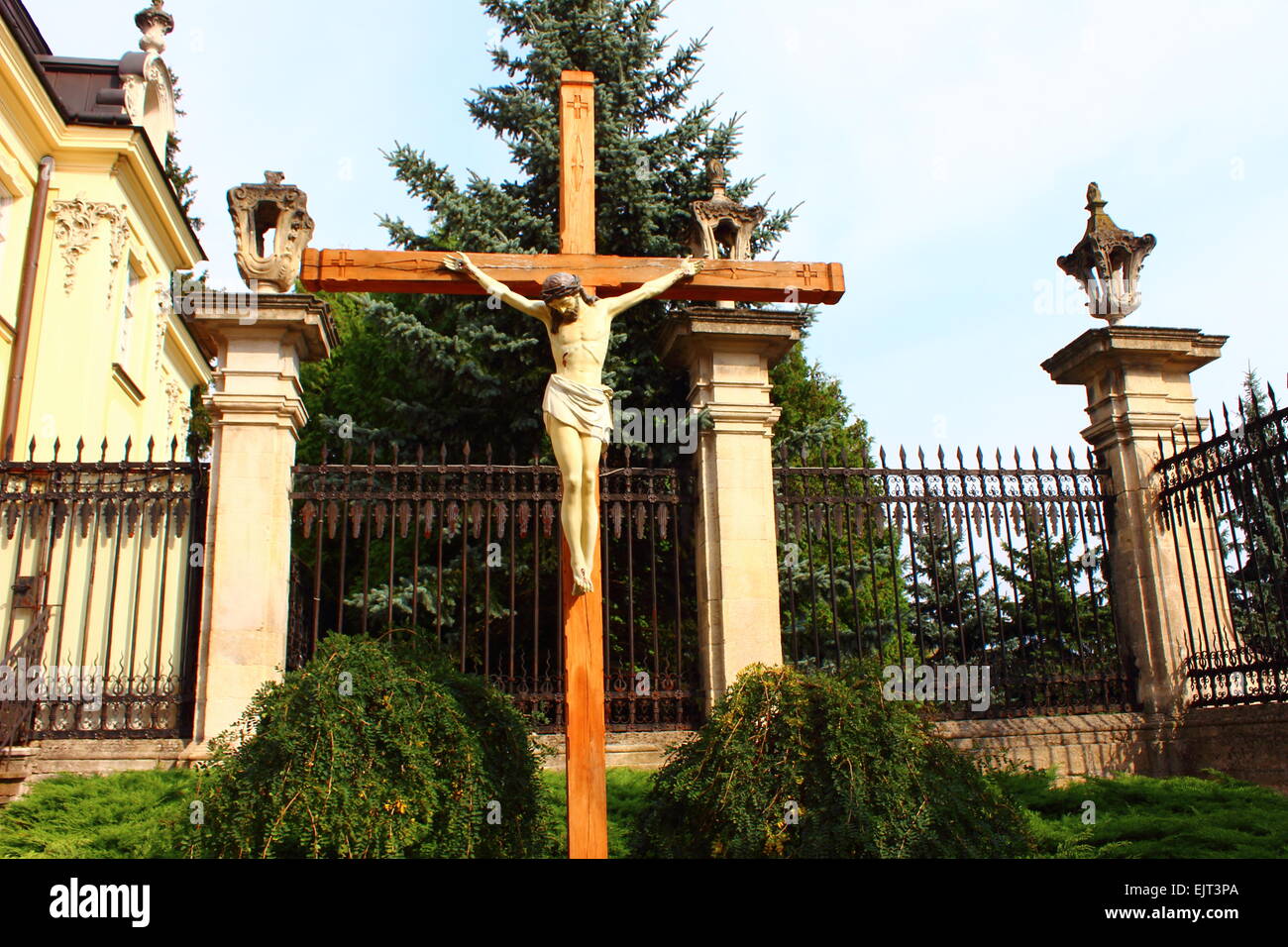 Jesus christ hanging on cross Stockfotos und -bilder Kaufen - Alamy