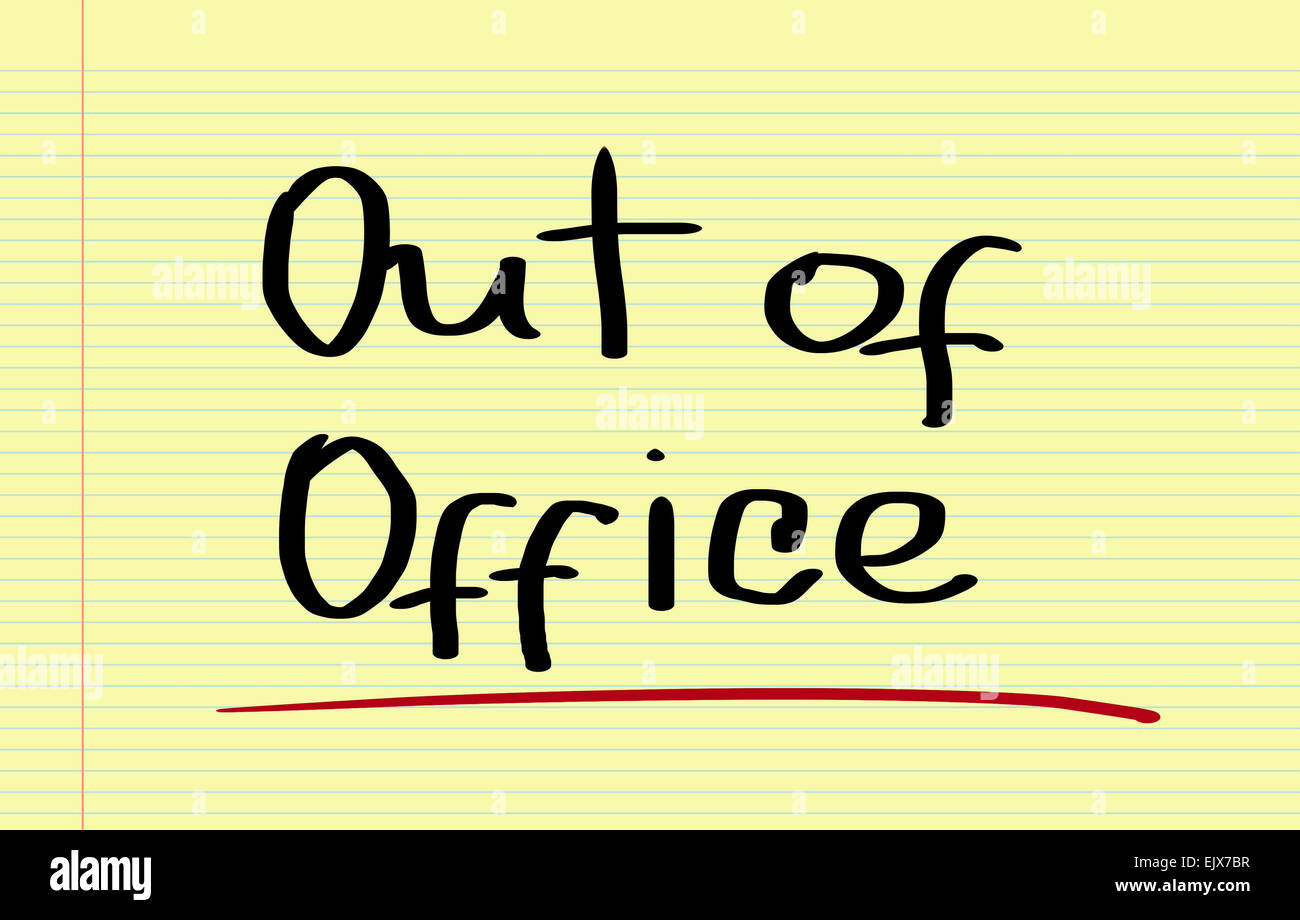 Out of office -Fotos und -Bildmaterial in hoher Auflösung – Alamy