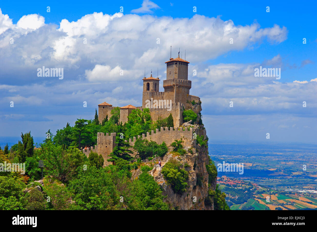 San Marino. Rocca Guaita, Guaita Tower. Monte Titano. Republik San ...