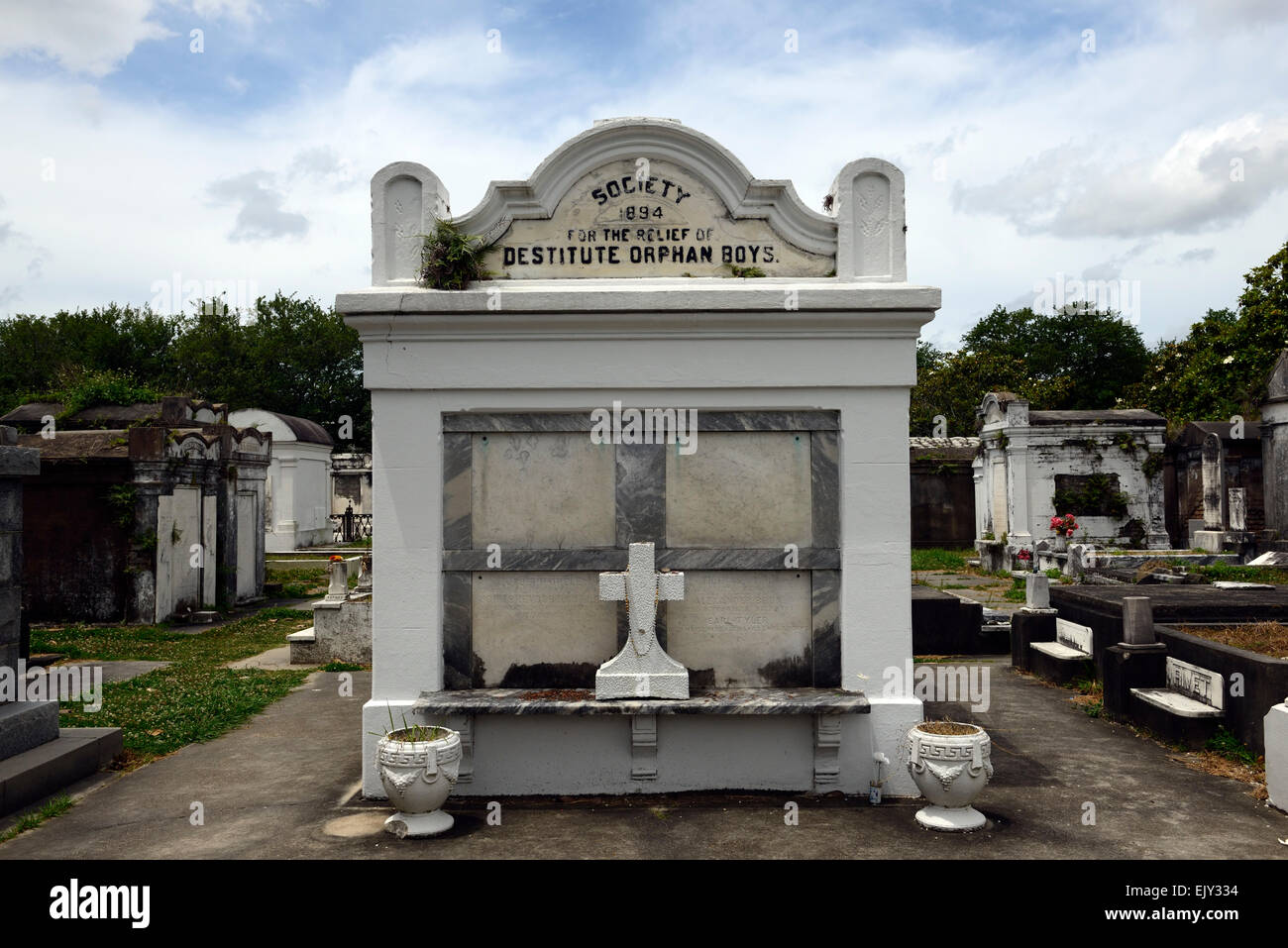 mittellose Waisenjungen Grab La Fayette Nr. 1 Friedhof Friedhof New ...