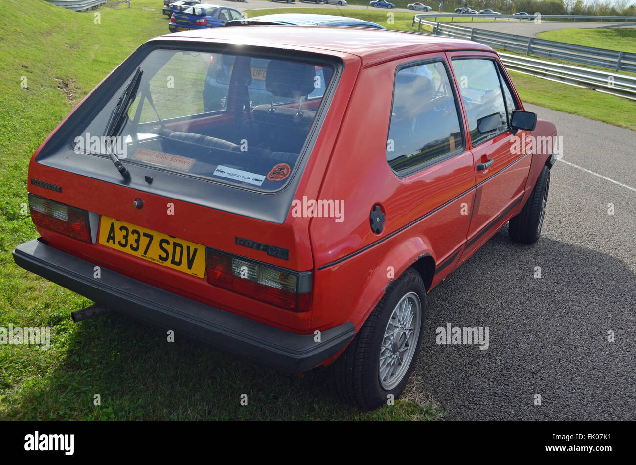 Rot Mk 1 Volkswagen Golf Gti Stockfotografie - Alamy