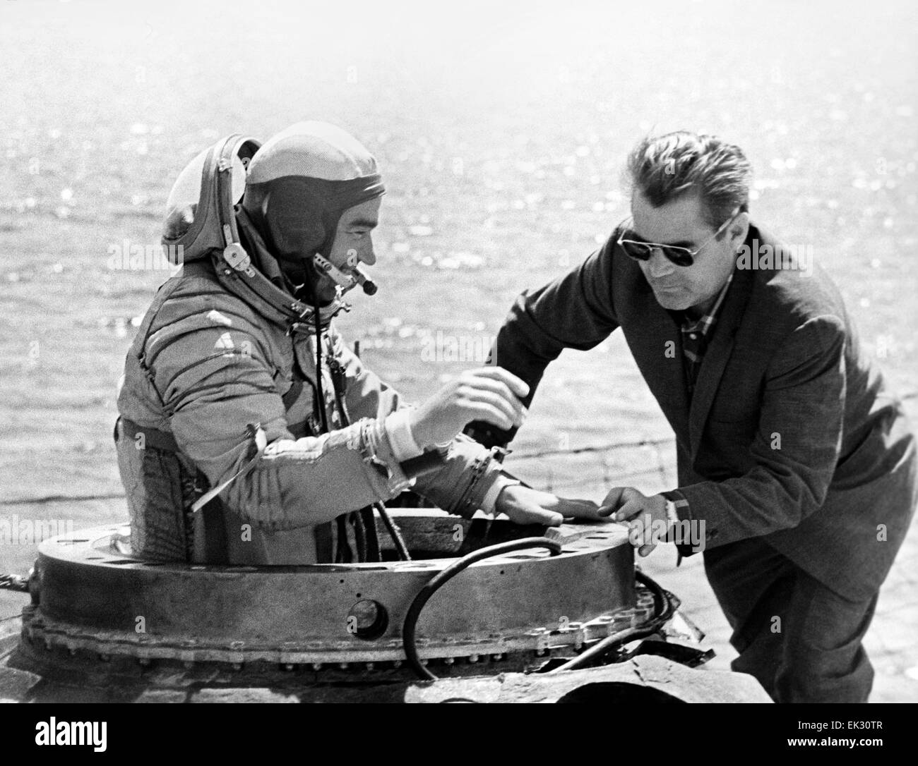 Krim. Ukrainische SSR. UDSSR. Sowjetischer Kosmonaut Andrian Nikolajew ...