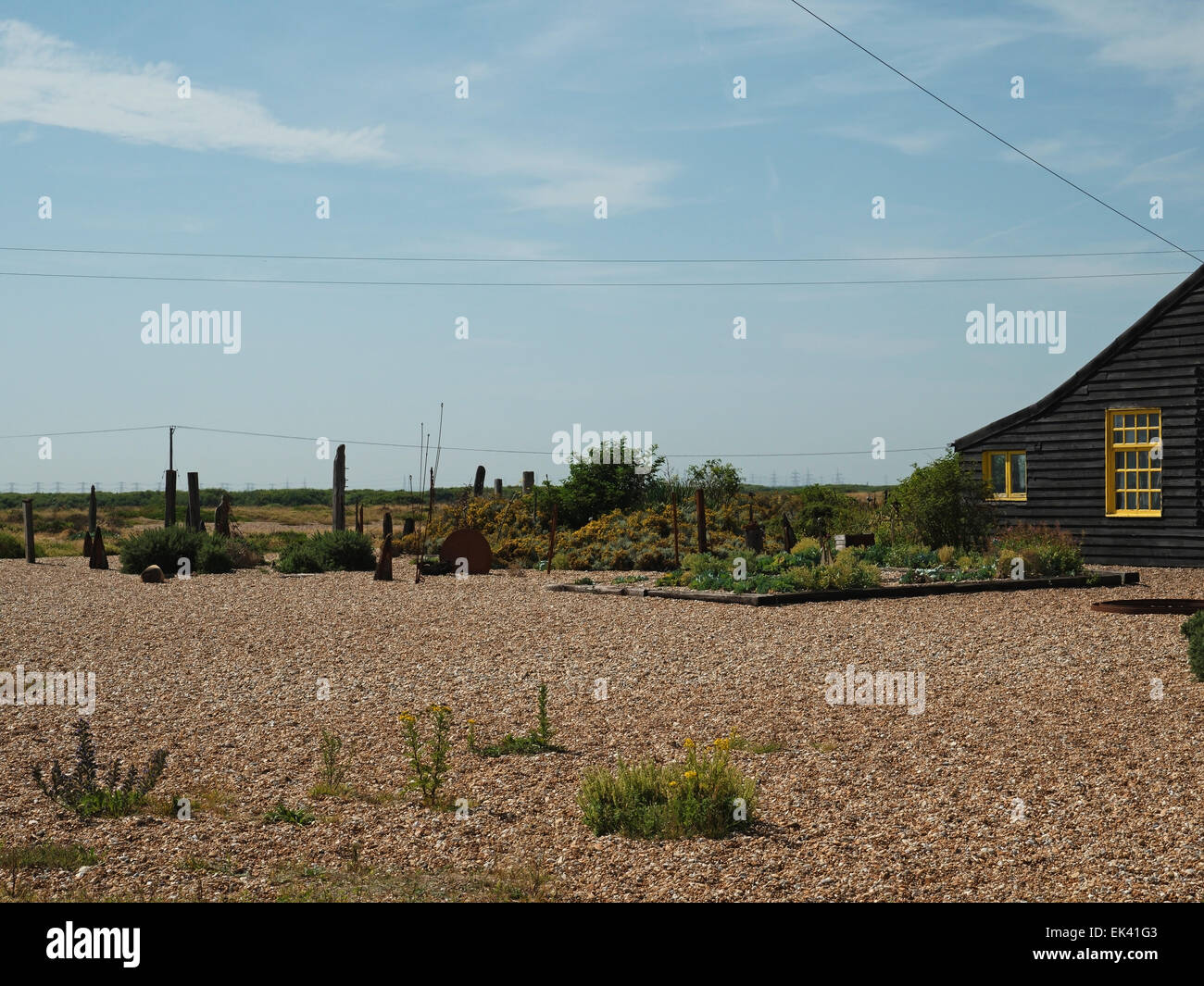 Der verstorbene filmregisseur derek jarmans shingle garden -Fotos und ...