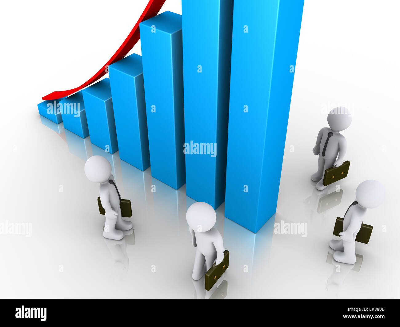 Steigender graph -Fotos und -Bildmaterial in hoher Auflösung – Alamy