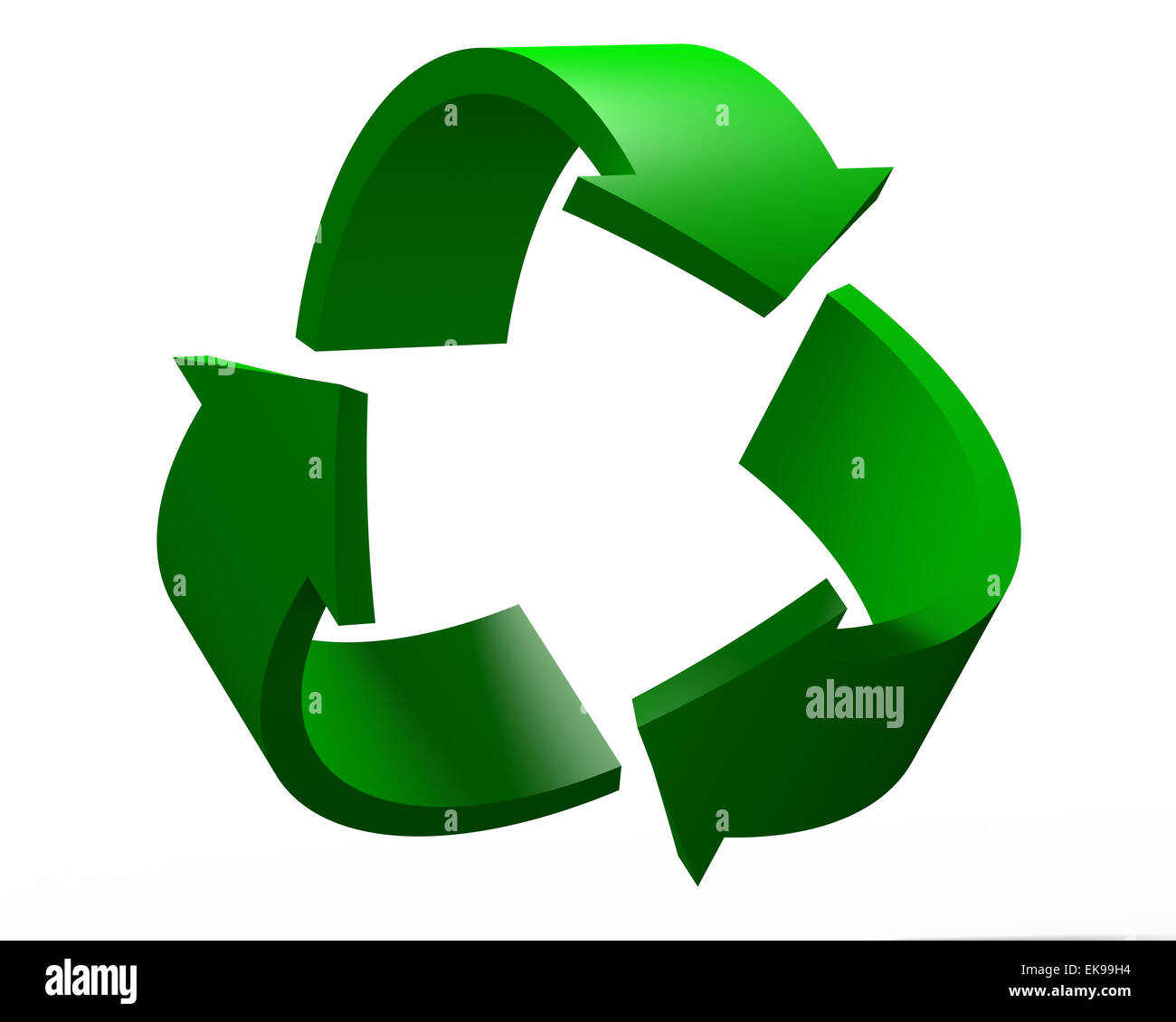 Recycling symbol isoliert auf weißem hintergrund -Fotos und ...