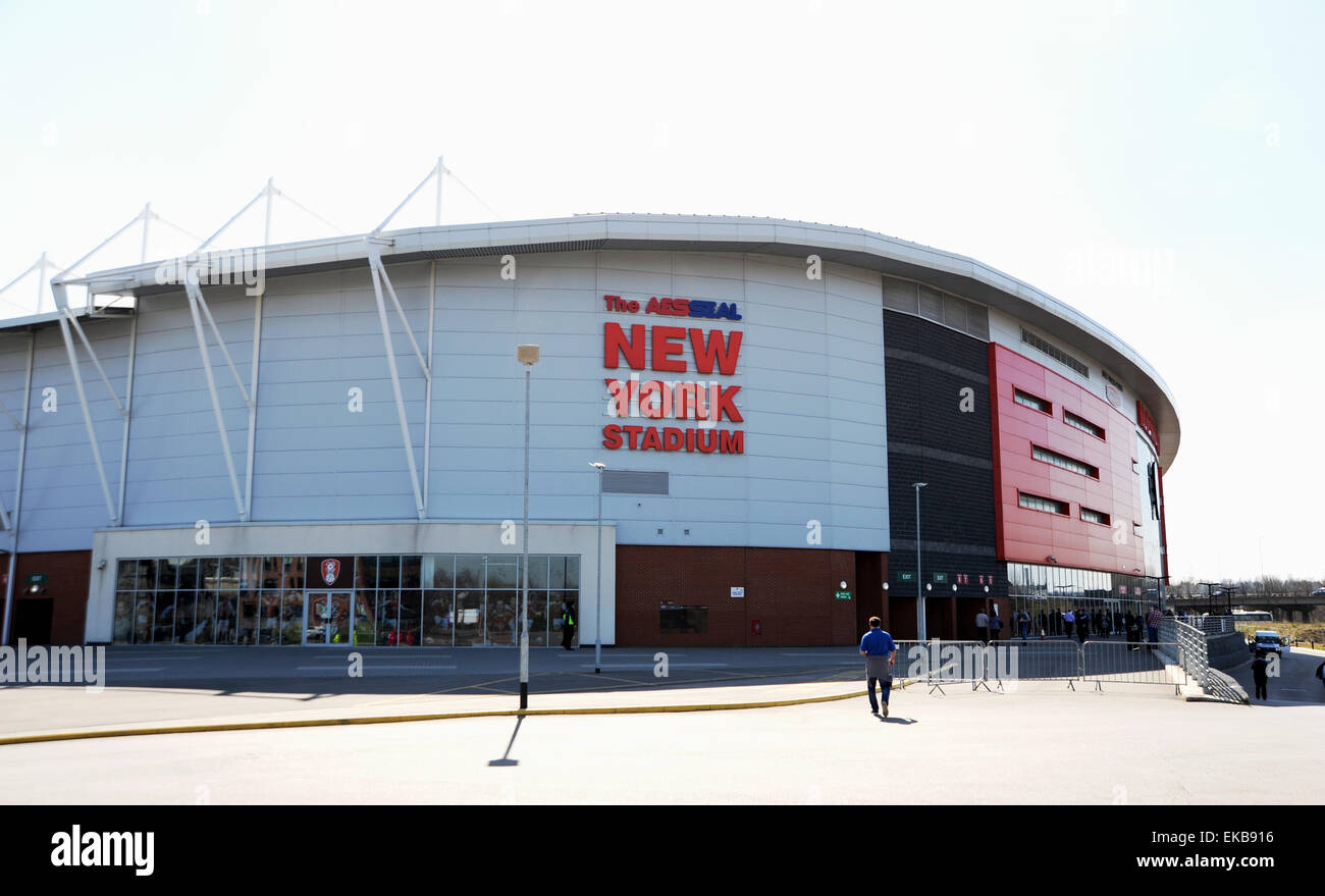 Rotherham Yorshire UK - das Aeseal New York Stadium, Heimstadion des ...