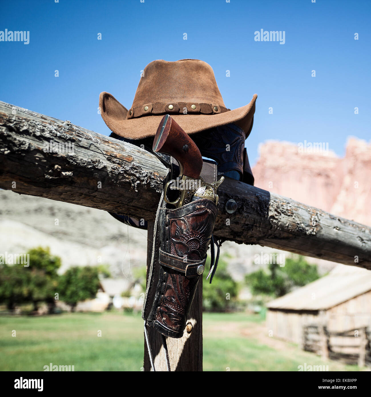 Cowboy gewehr -Fotos und -Bildmaterial in hoher Auflösung – Alamy