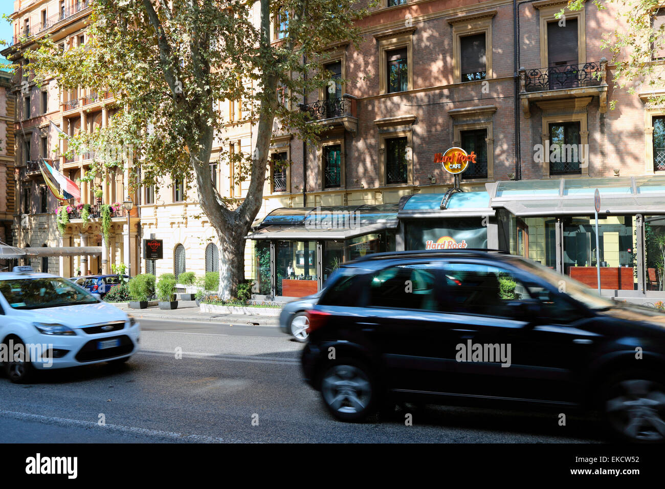 Sidewalk Cafe Via Vittorio Veneto Rome Stockfotos und -bilder Kaufen ...