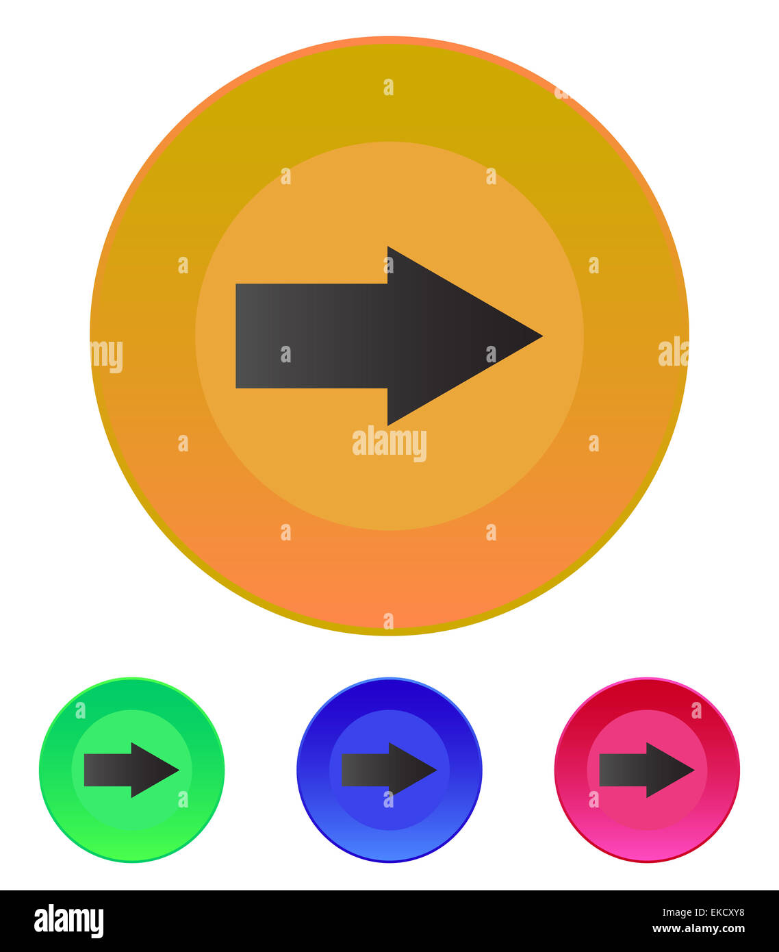 Runder pfeil nach rechts -Fotos und -Bildmaterial in hoher Auflösung ...