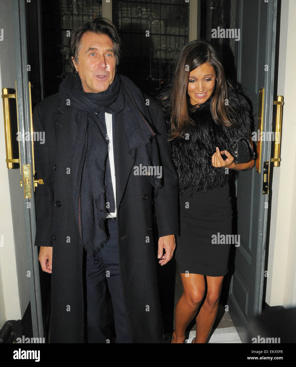 Bryan Ferry And Amanda Sheppard Stockfotos & Bryan Ferry And Amanda ...