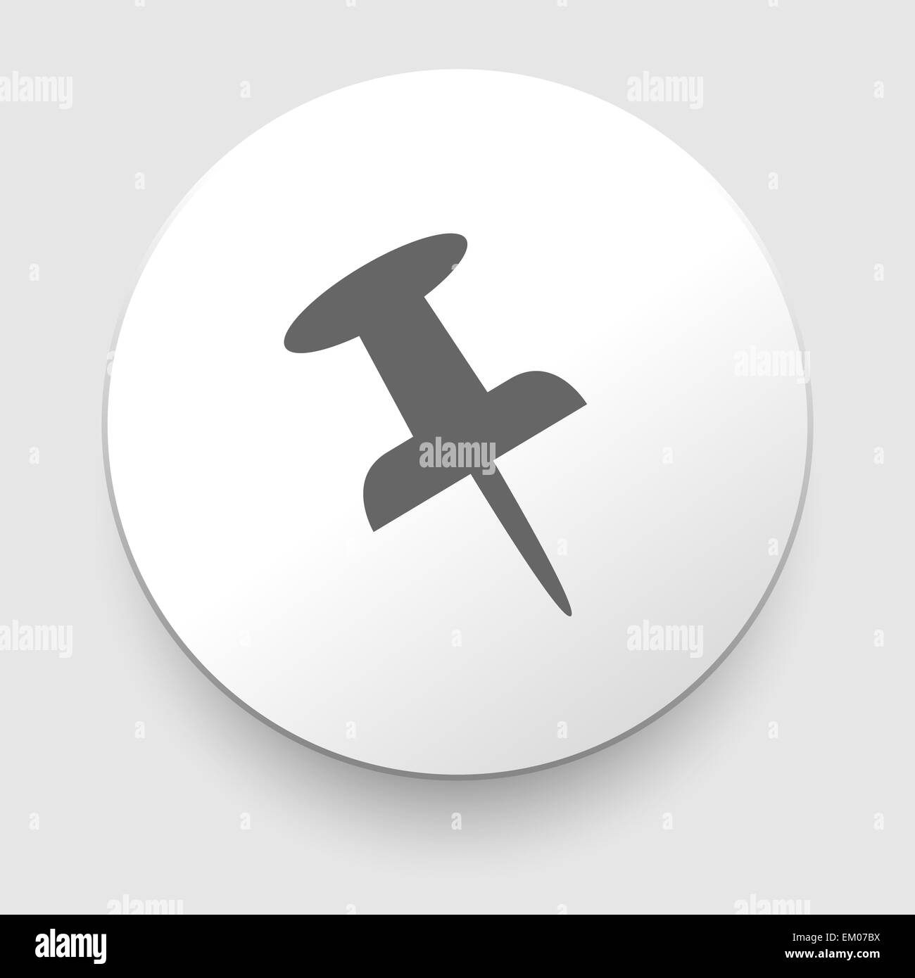 Push pin symbol -Fotos und -Bildmaterial in hoher Auflösung – Alamy