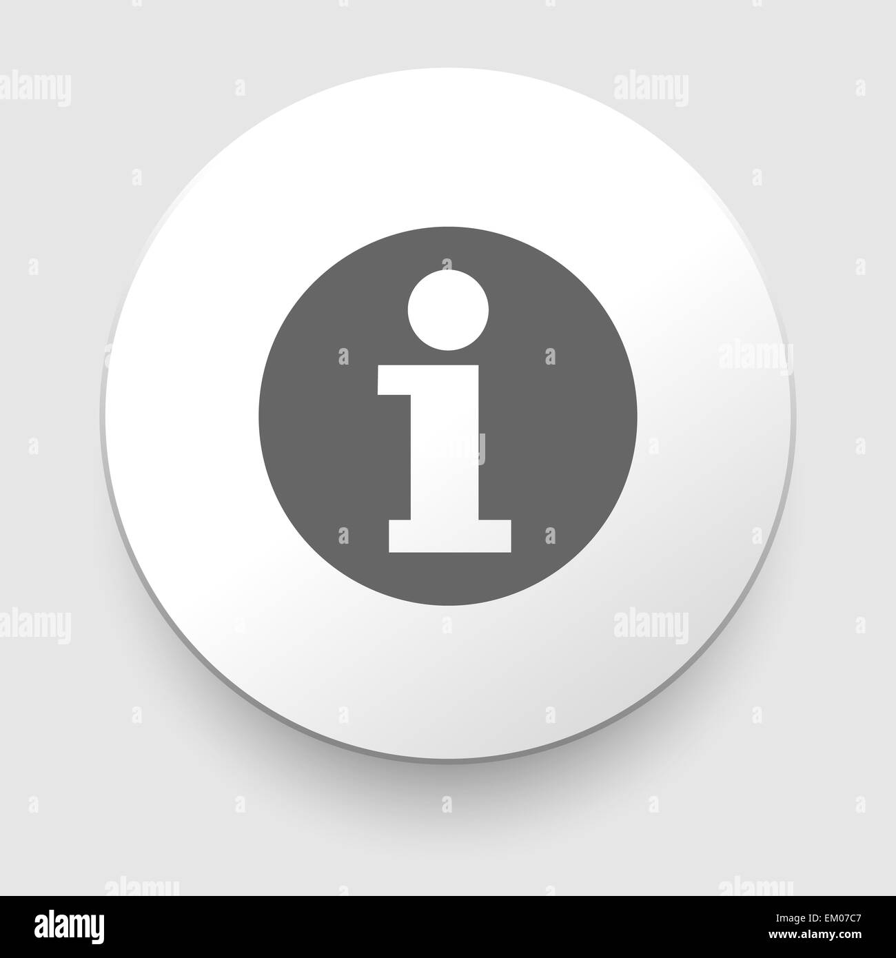 Symbol "Zeichen". Info-Symbol Stockfotografie - Alamy