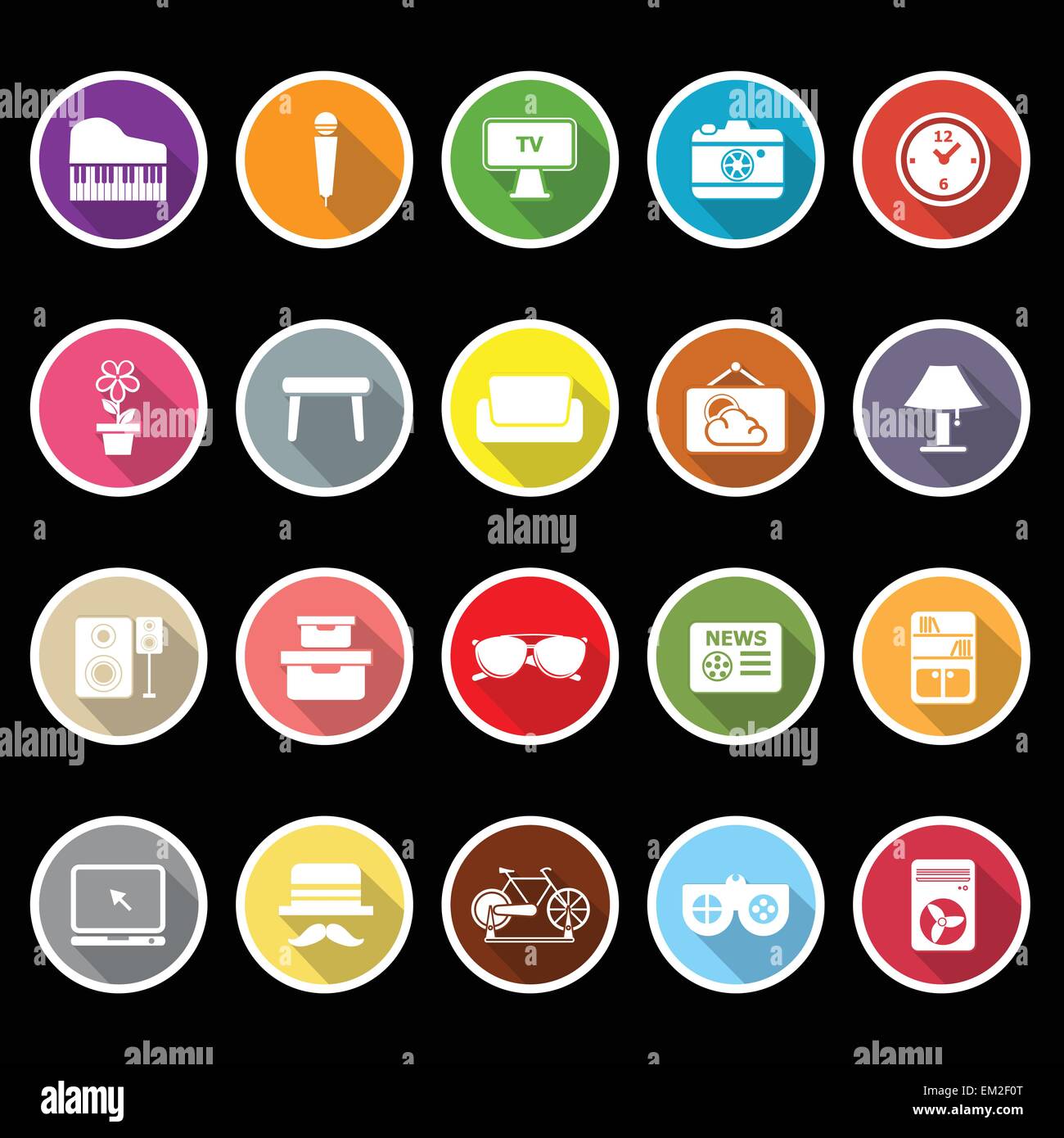 Wohnzimmer icons -Fotos und -Bildmaterial in hoher Auflösung – Alamy