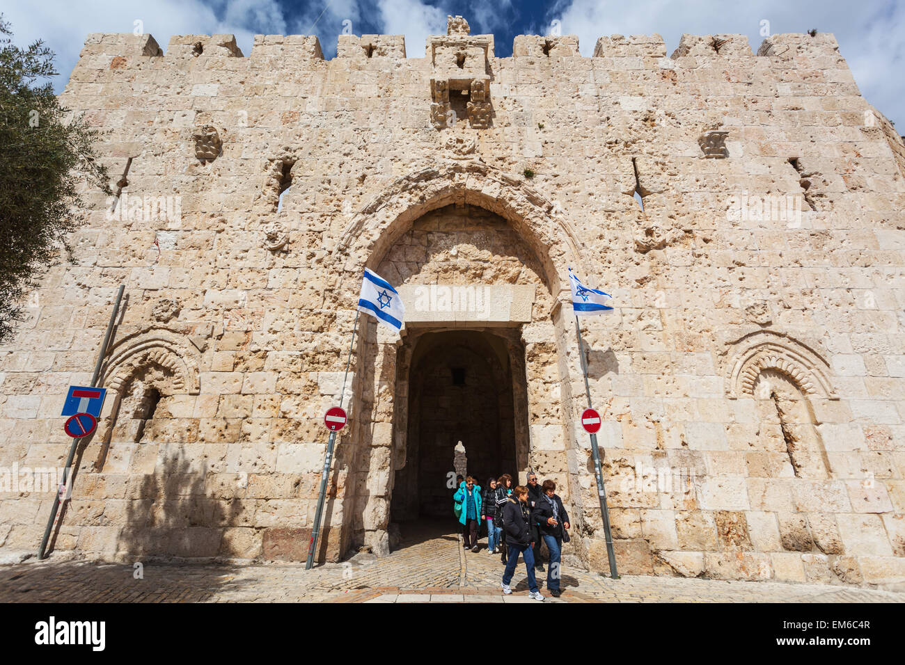 Israel, alten Gebäude am Berg Zion; Jerusalem Stockfotografie - Alamy