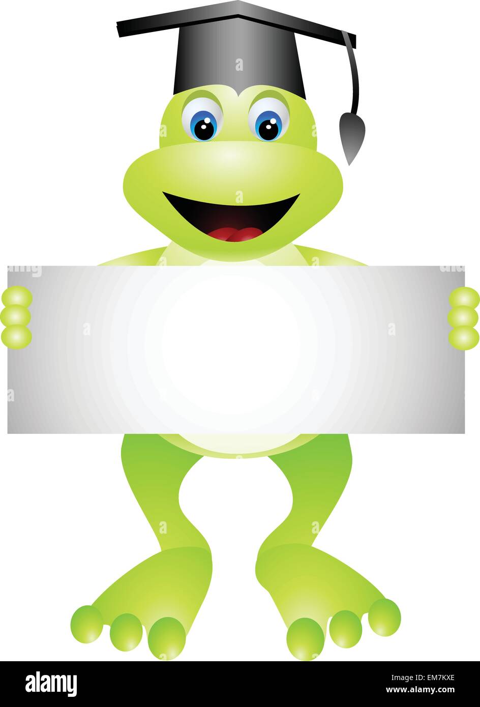 Lustiges froschzeichen Stock-Vektorgrafiken kaufen - Alamy