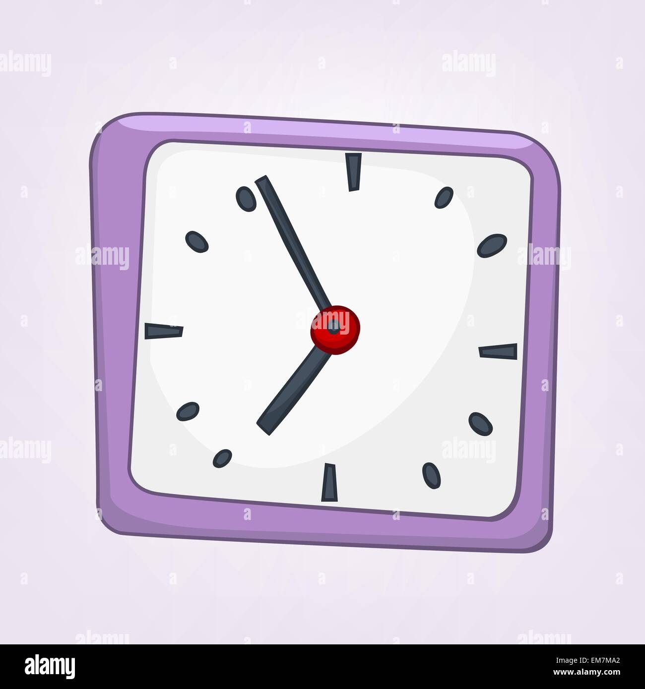 Cartoon clock Stock-Vektorgrafiken kaufen - Alamy