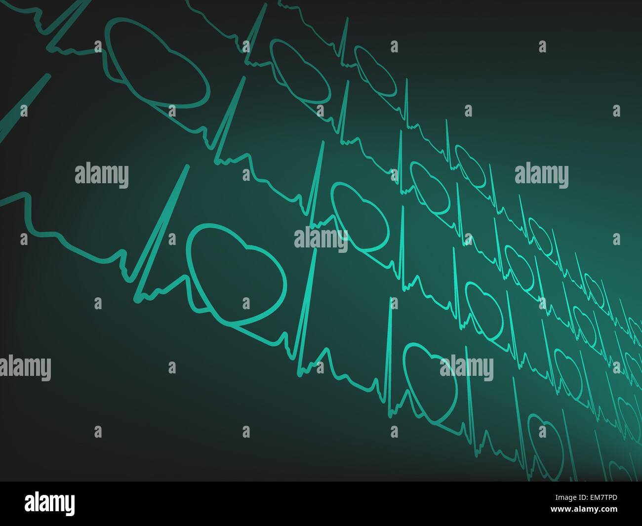Ekg chart Stock-Vektorgrafiken kaufen - Alamy