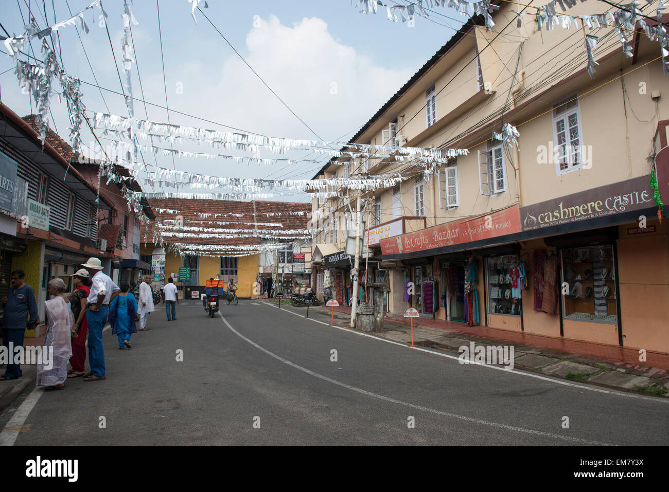 Jew Town in Fort Kochi, Kerala Indien Stockfotografie - Alamy