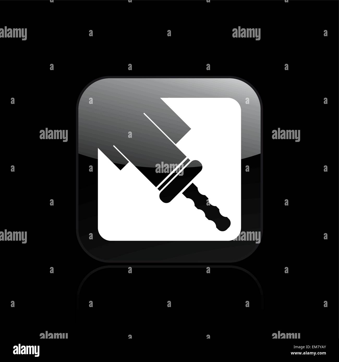 Vektor-Illustration der einzelnen sauber Symbol Stock-Vektorgrafik - Alamy